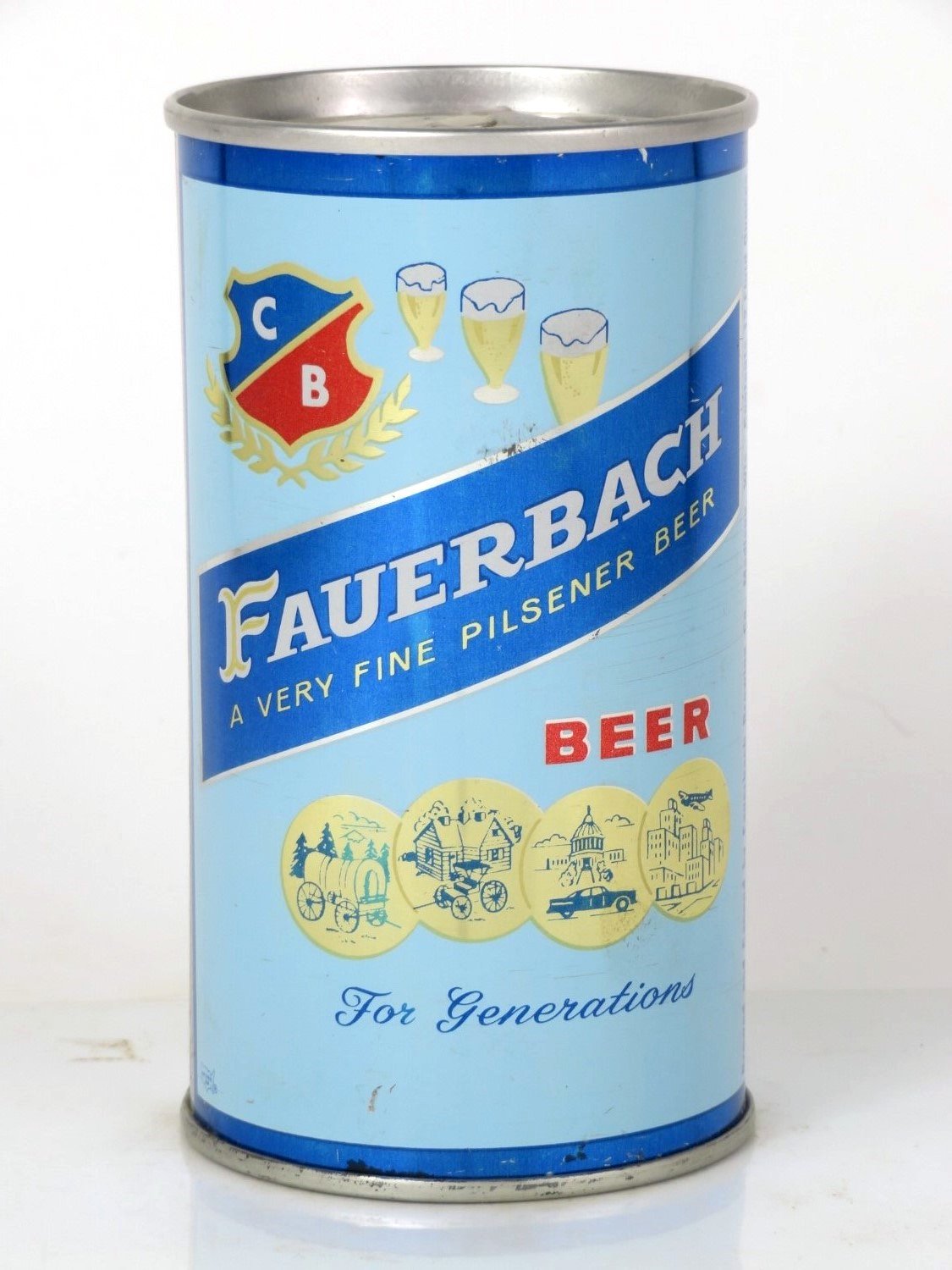 Item #88726 1964 Fauerbach Beer Tab Top Can T64-14