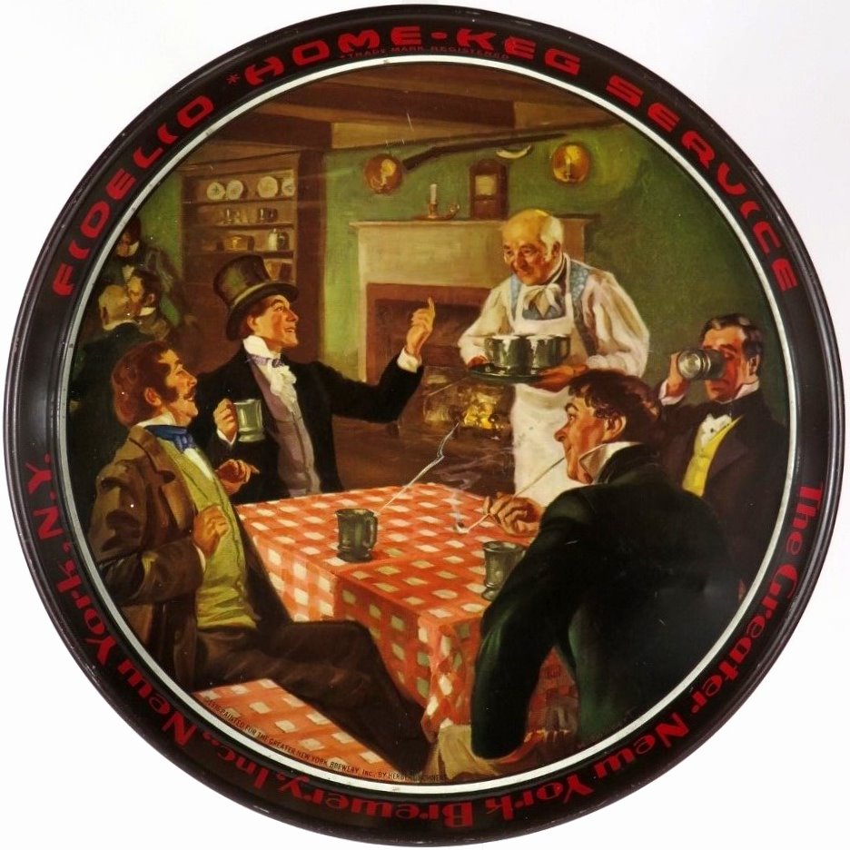 Item #29420 1940 Fidelio Home-Keg Service DDD Serving Tray