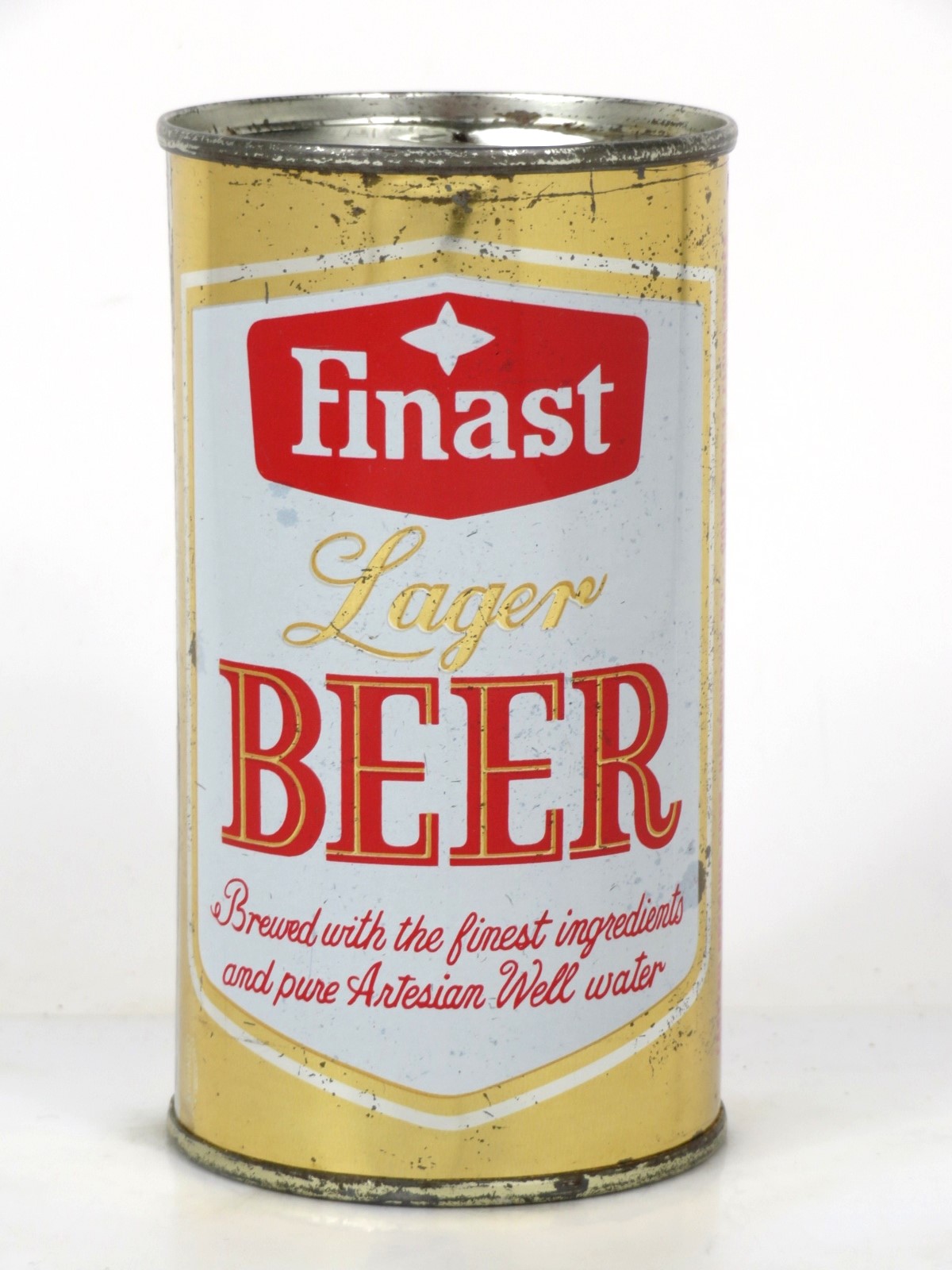 Item #26495 1958 Finast Lager Beer Flat Top Can 63-13