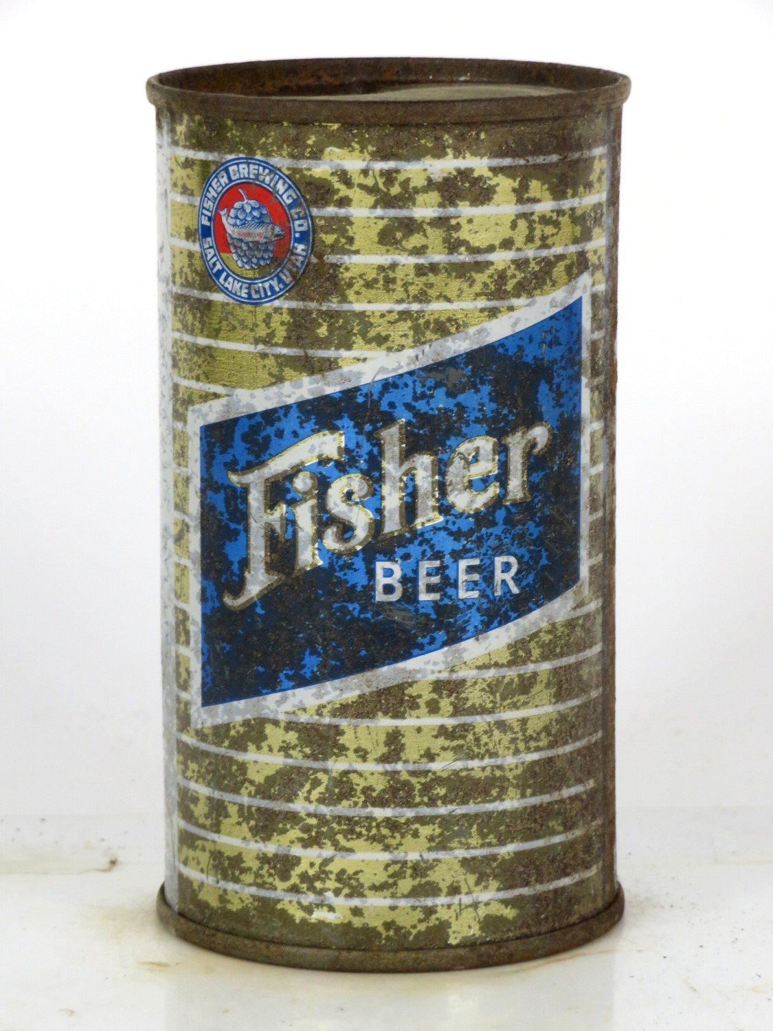 Item #1572 1952 Fisher (Export) Beer mpm Flat Top Can 63-37