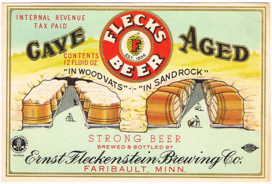 Item #31627 1940 Fleck's Beer Label CS82-05V