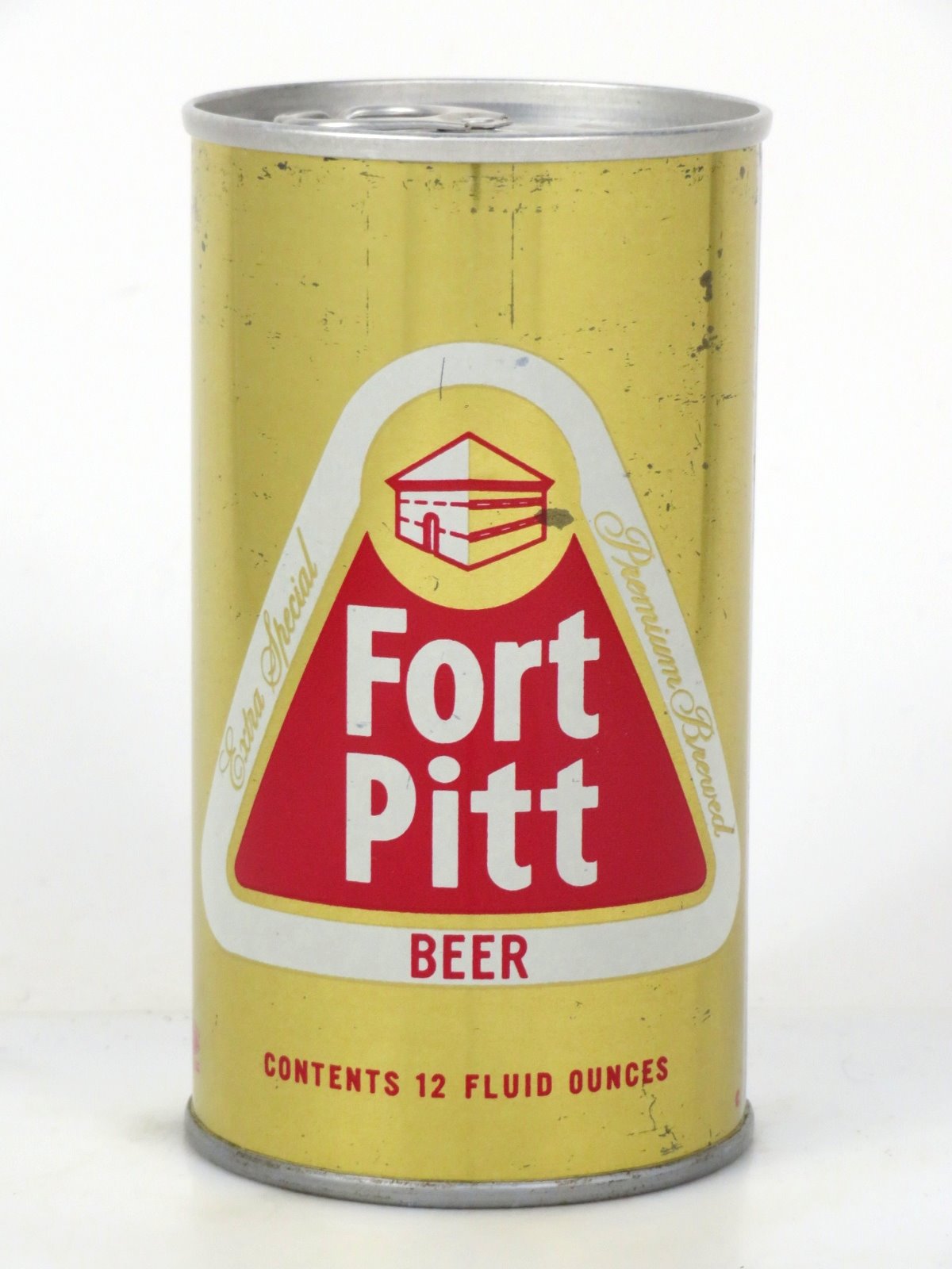 Item #28406 1968 Fort Pitt Beer Tab Top Can T65-32