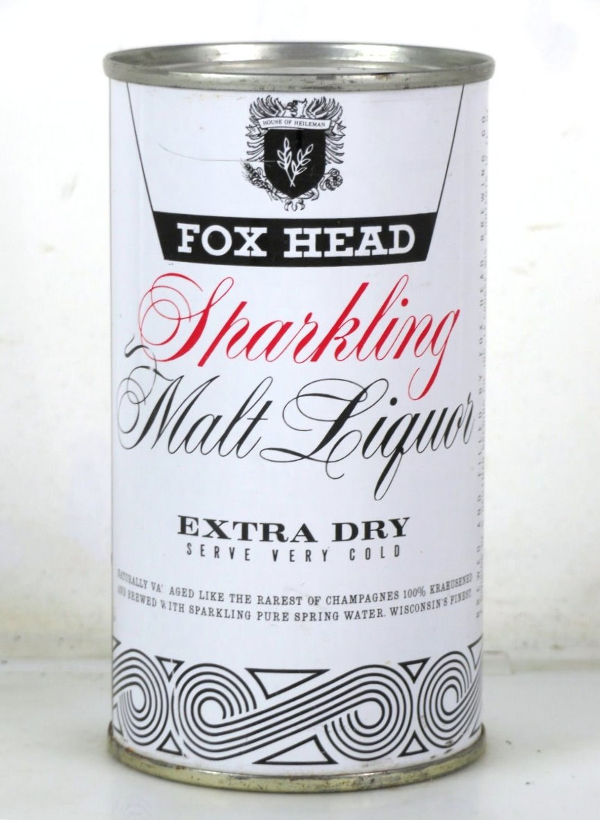 Item #103253 1961 Fox Head Malt Liquor Flat Top Can 65-34v2