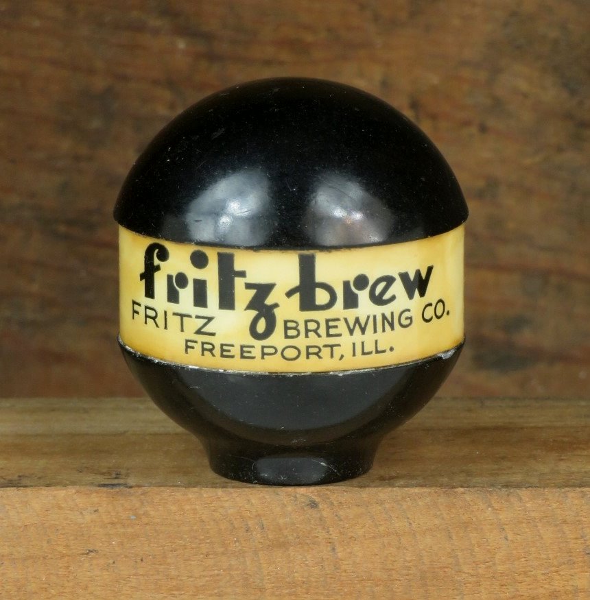 Item #78540 1933 Fritz Brew Beer Ball Knob No Ref.