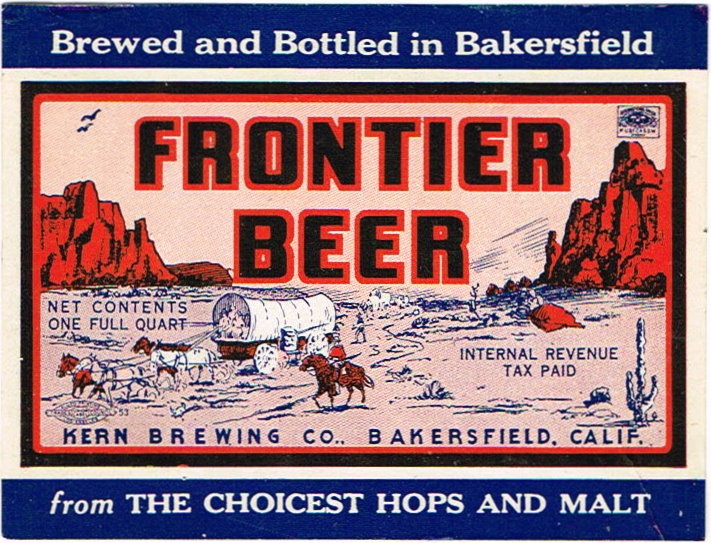 Item #91653 1939 Frontier Beer Label WS5-08
