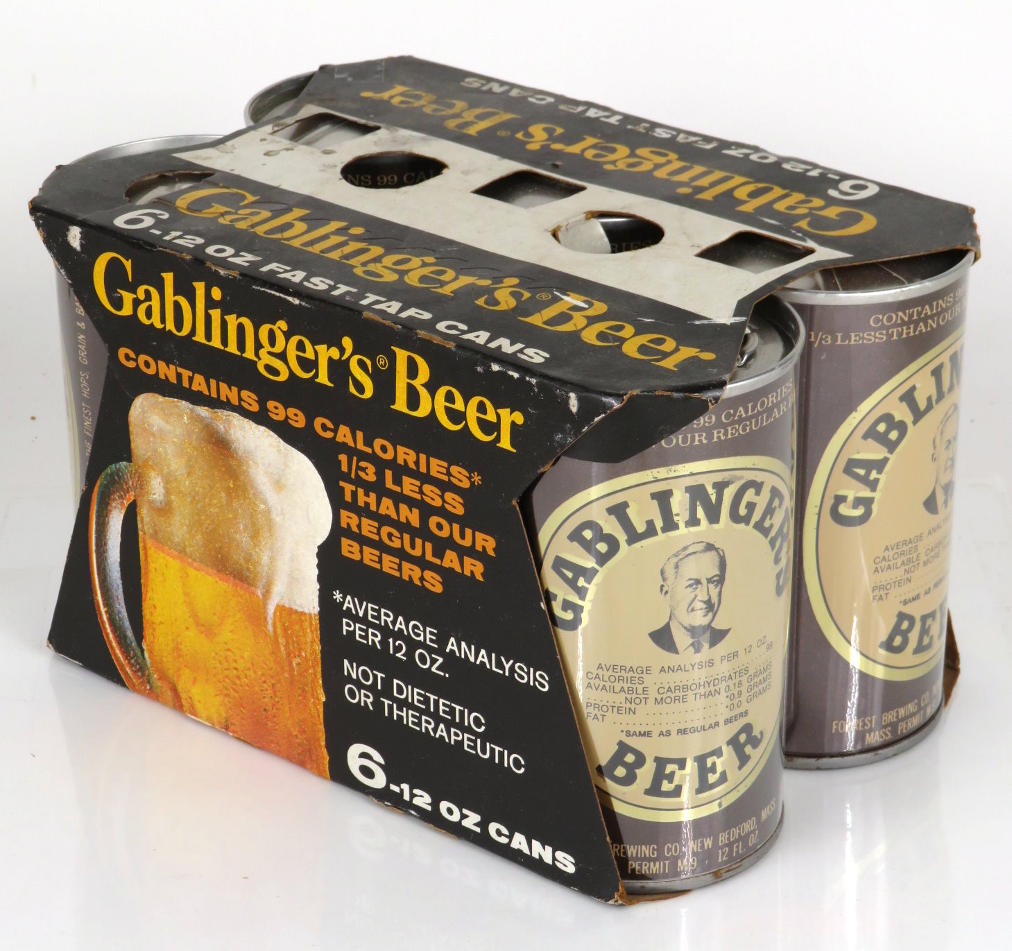 Item #35247 1969 Gablinger's Beer Six-pack Holder