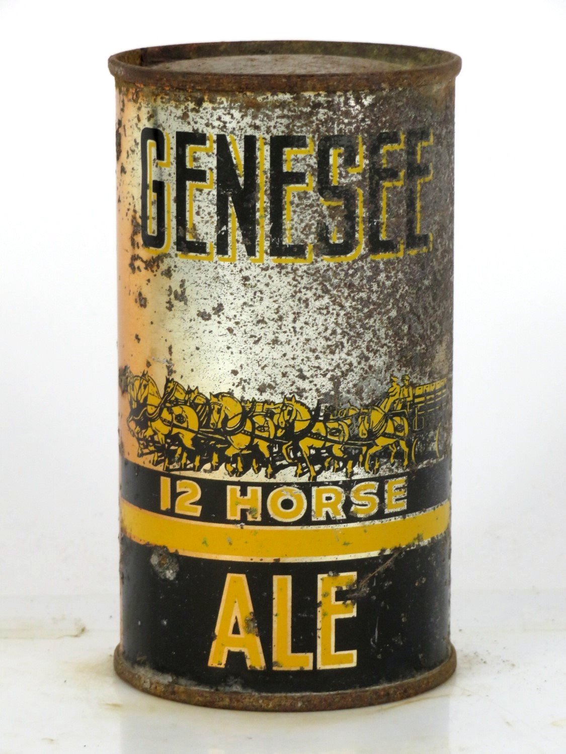 Item #98798 1950 Genesee 12 Horse Ale Flat Top Can OI-324v Unpictured