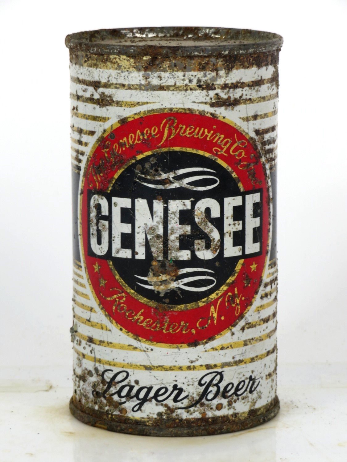 Item #38682 1951 Genesee Lager Beer Flat Top Can 68-32