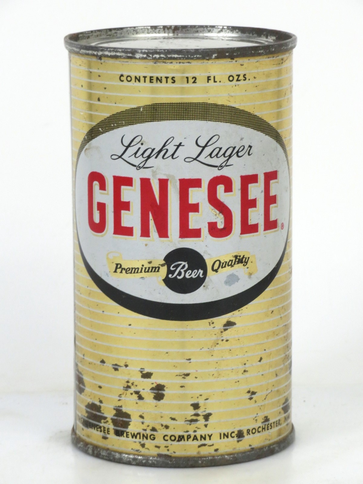 Item #58673 1962 Genesee Light Lager Beer Flat Top Can 68-35