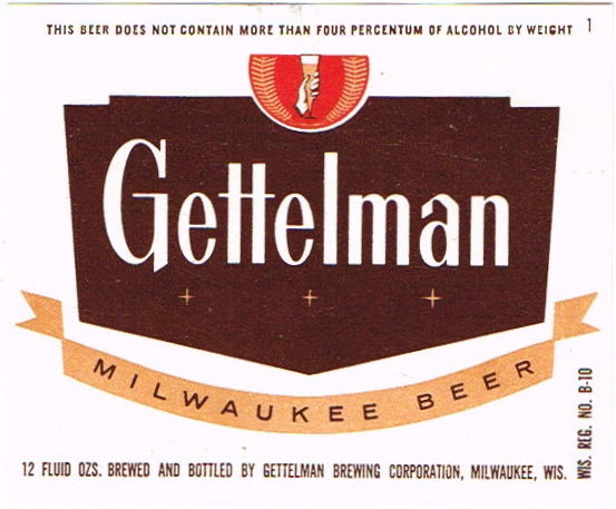 Item #108409 1961 Gettelman Beer Label