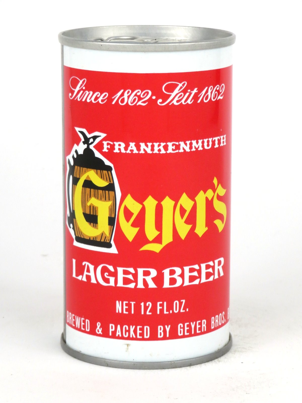 Item #1002 1969 Geyer's Lager Beer Tab Top Can T68-10
