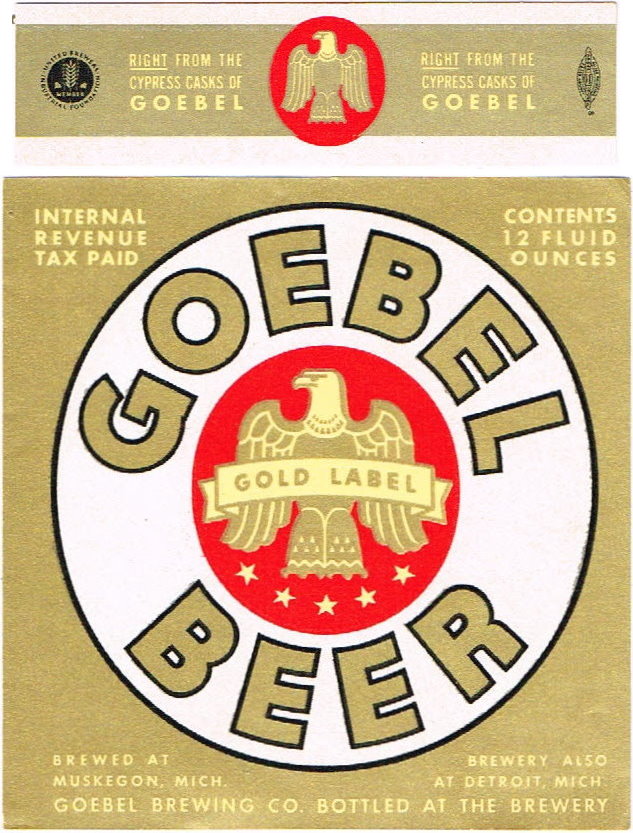 Item #4271 1944 Goebel Beer Label CS68-04