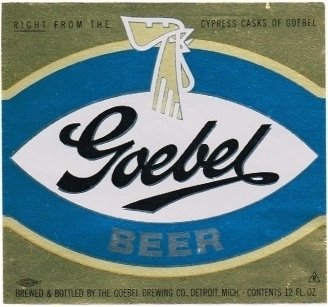 Item #71880 1964 Goebel Beer Label