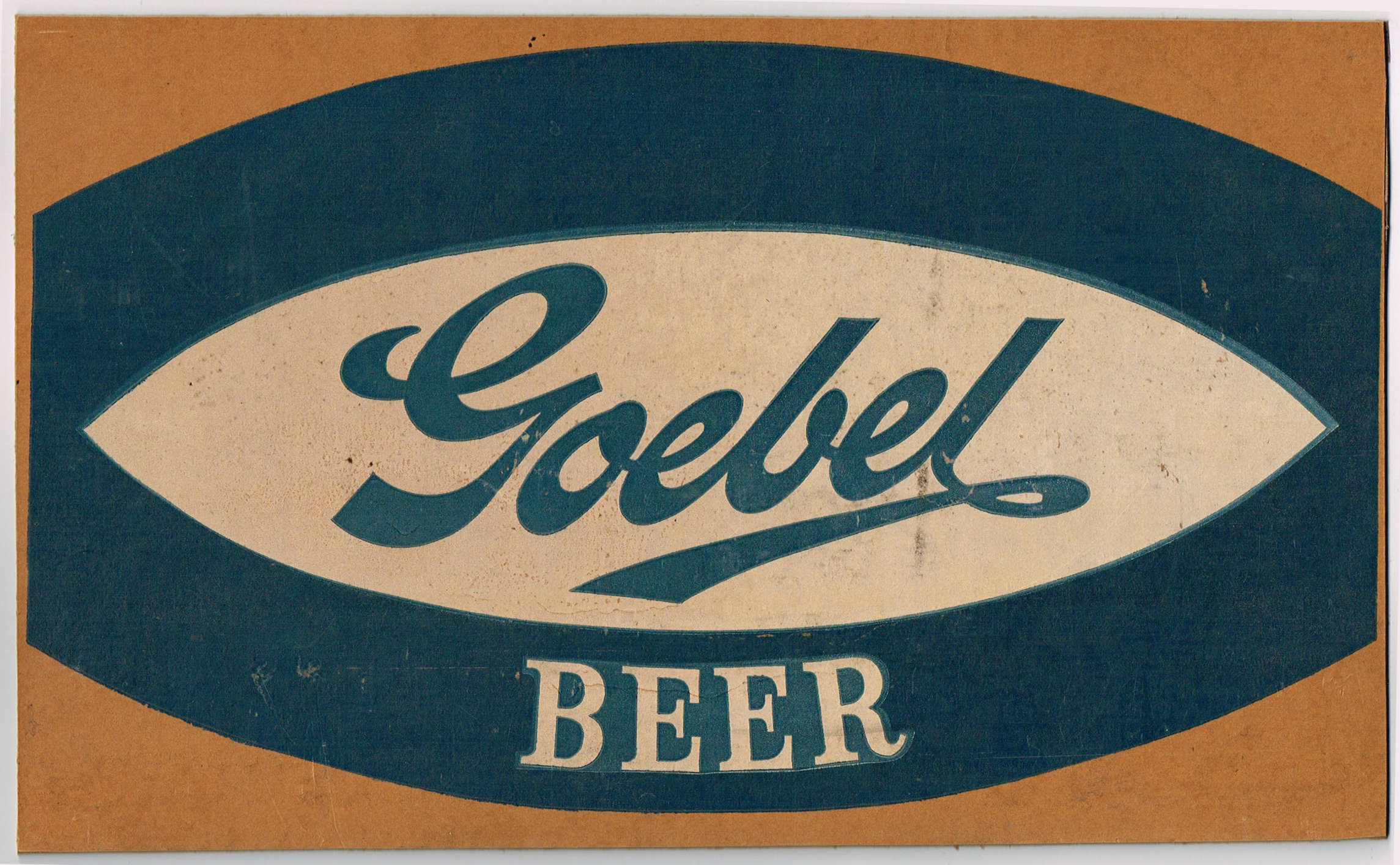 Item #96076 1964 Goebel Beer Sign