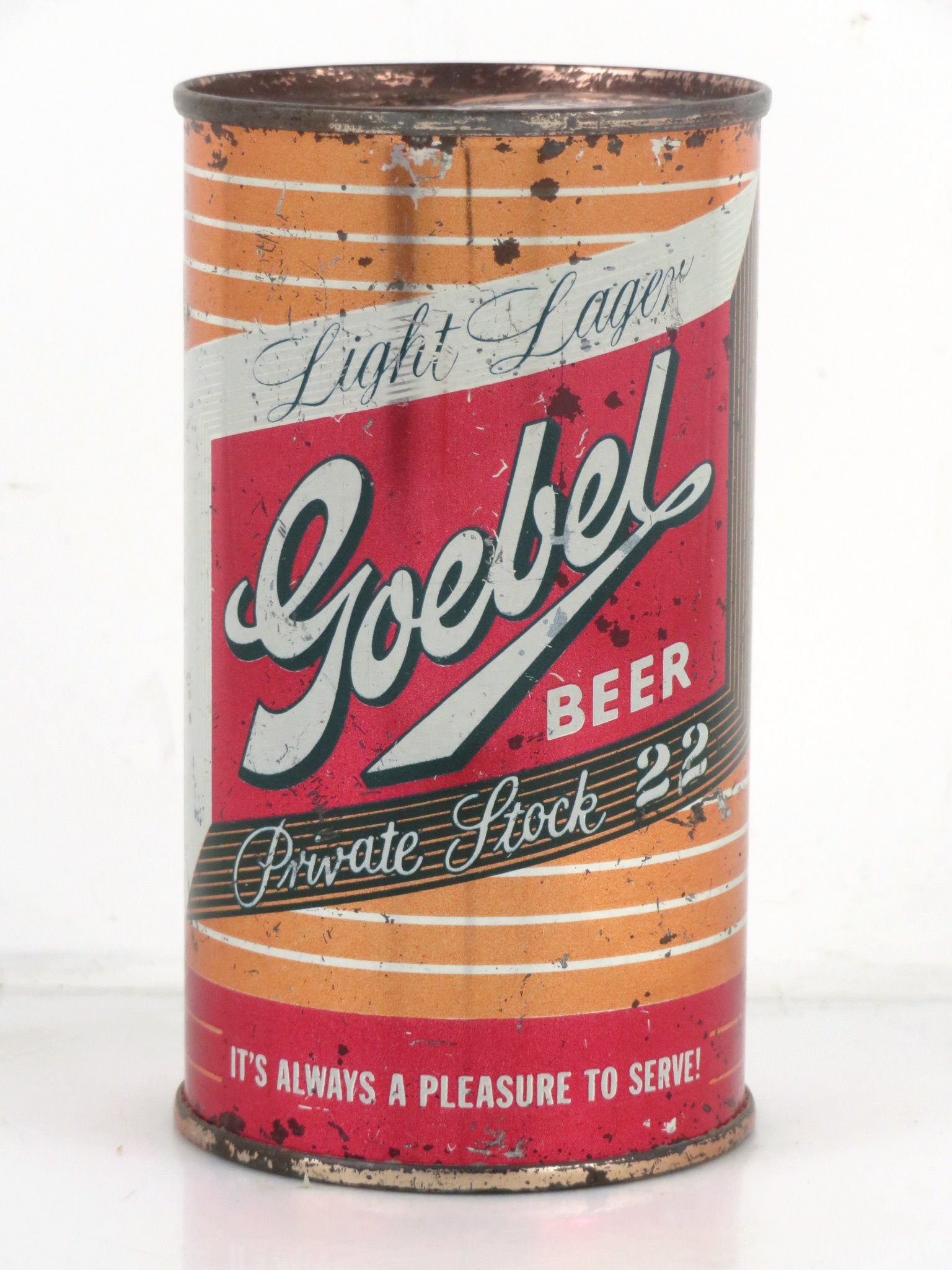 Item #1582 1954 Goebel Private Stock 22 Beer Flat Top Can 79-04