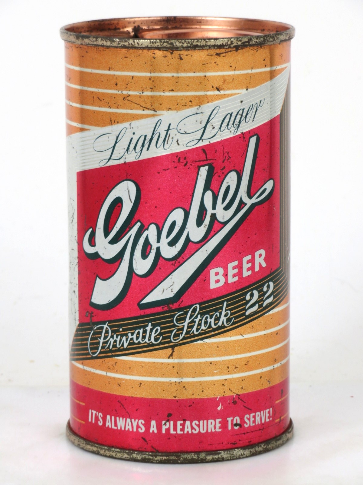 Item #97047 1954 Goebel Private Stock 22 Beer Flat Top Can 71-06v2