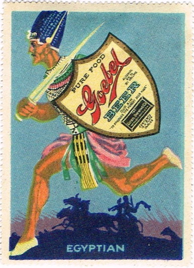 Item #14436 1914 Goebel Pure Food Beer "Egyptian" Cinderella Stamp