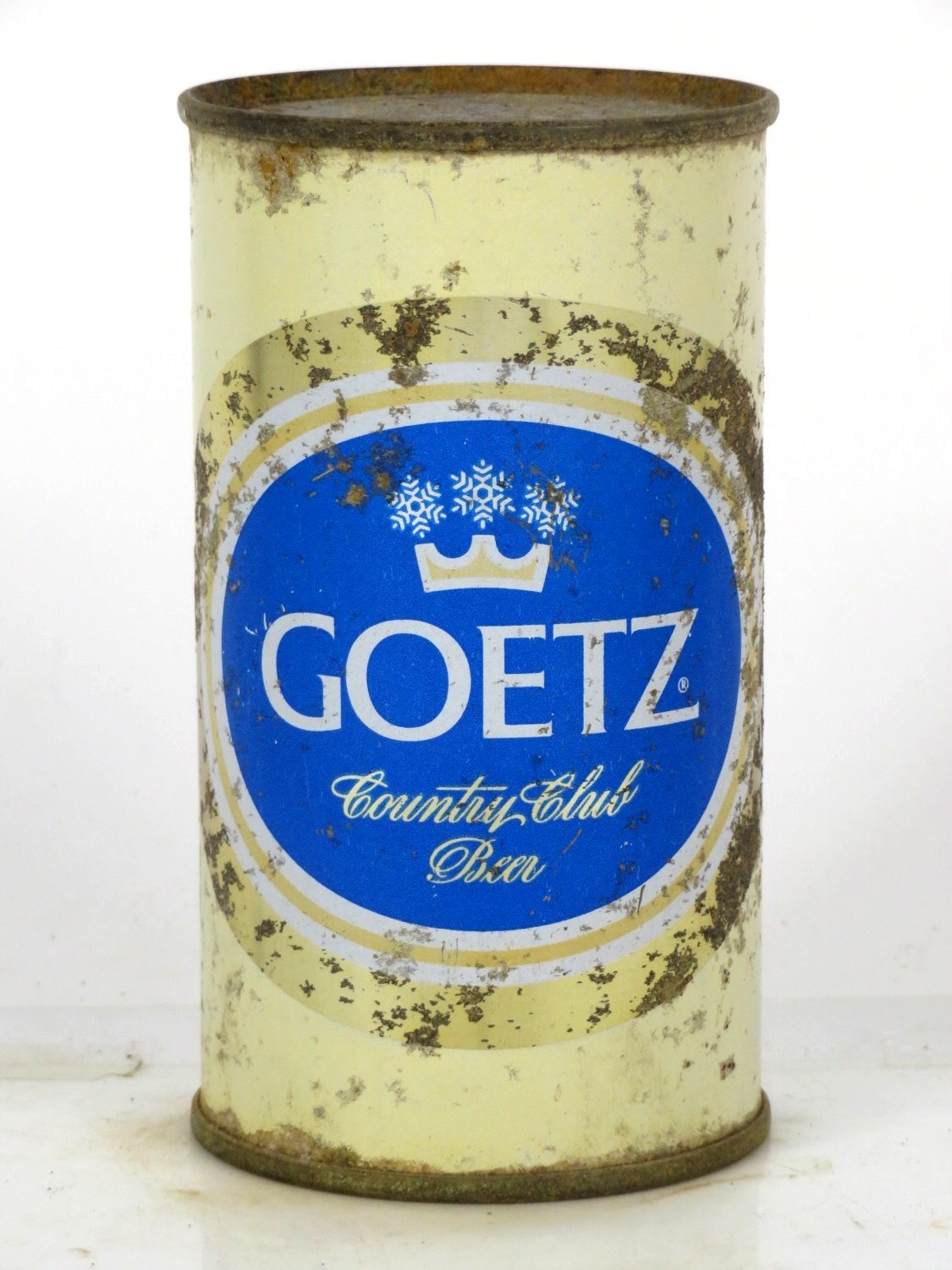 Item #22036 1957 Goetz Country Club Beer Flat Top Can 71-14.1a
