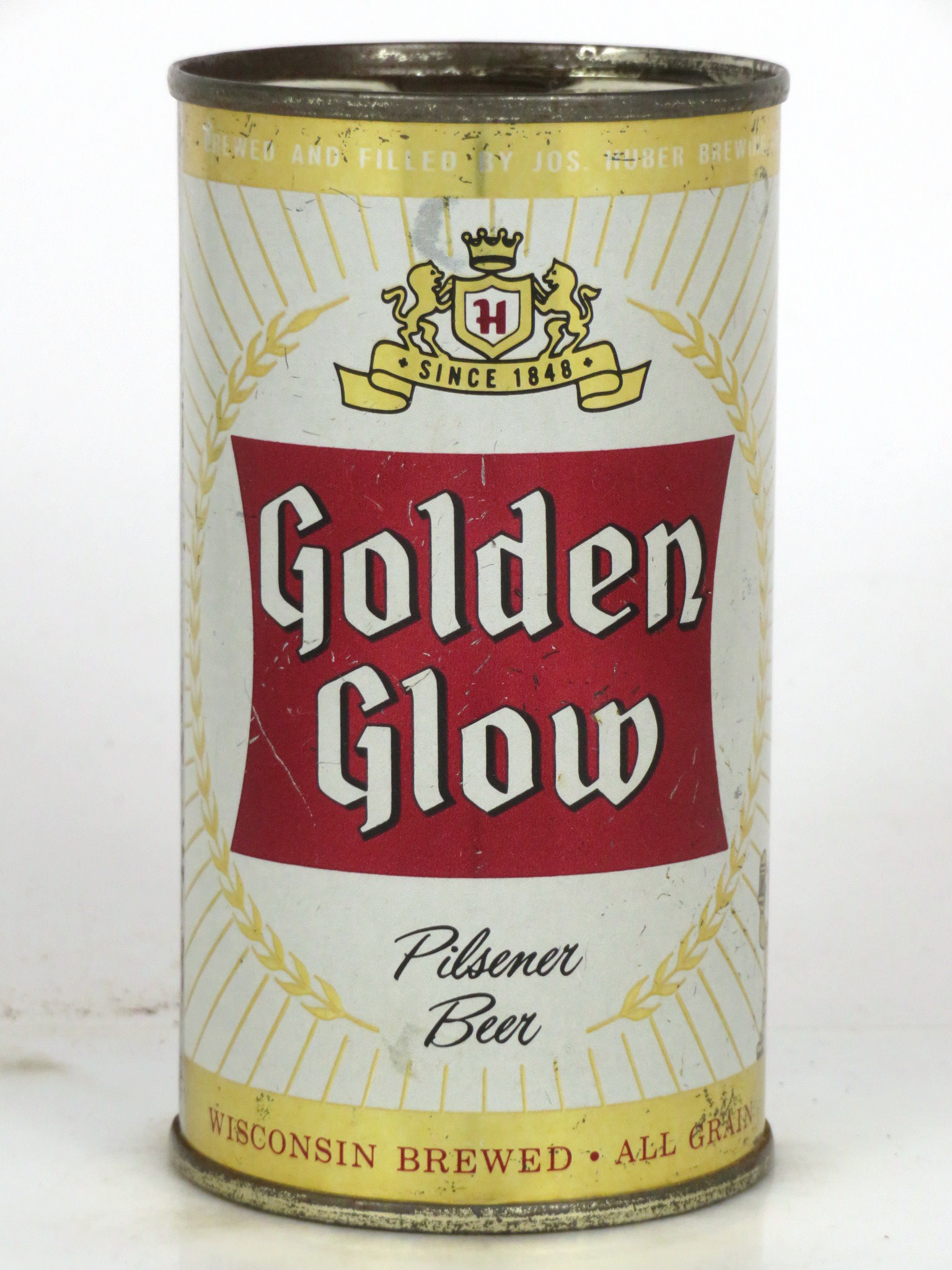Item #32433 1957 Golden Glow Pilsener Beer Flat Top Can 73-13