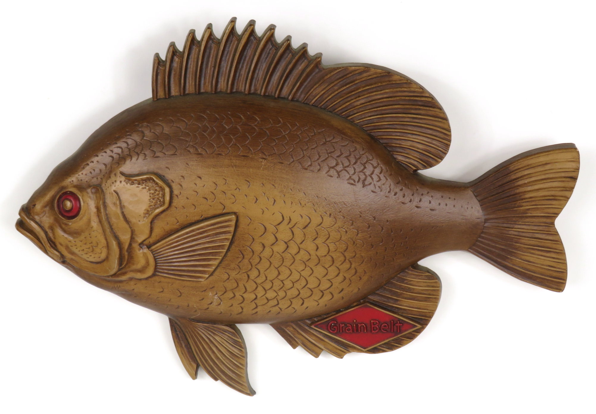 Item #95376 1967 Grain Belt Beer Plastic Crappie Indoor Sign