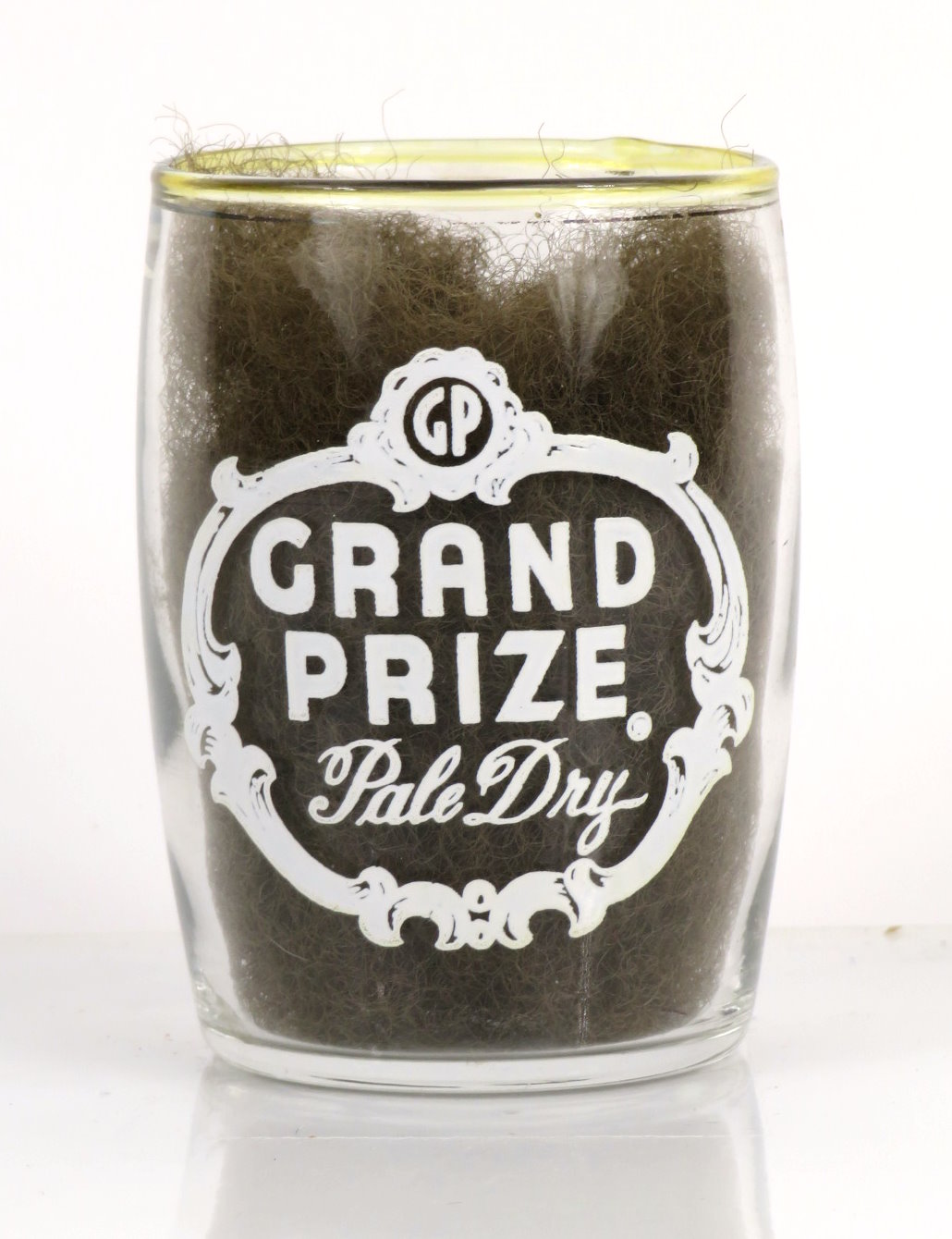Item #49538 1955 Grand Prize Pale Dry Beer Barrel Glass