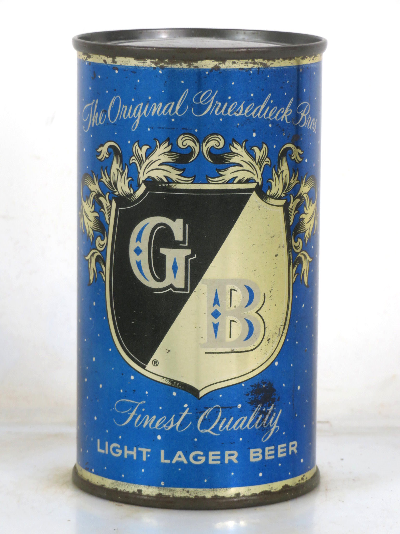 Item #59996 1956 Griesedieck Bros. Light Lager Beer Flat Top Can 76-37