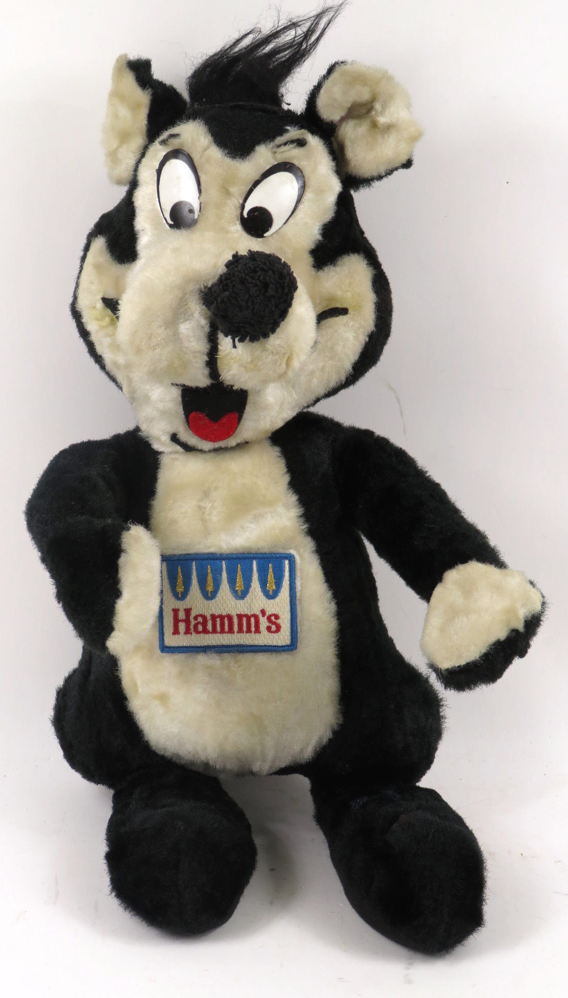 Item #95576 1961 Hamm's Teddy Bear Plush Transistor Radio Personal Item