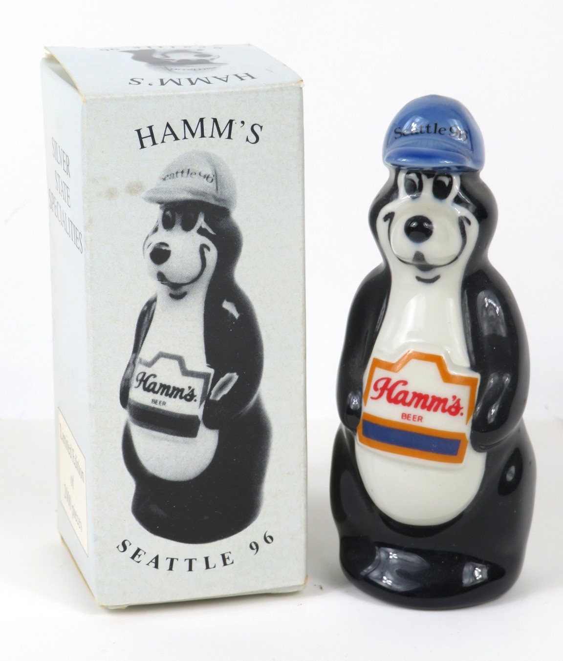 Item #103520 1996 Hamm's Beer Bear "Seattle '96" Figurine Figurine