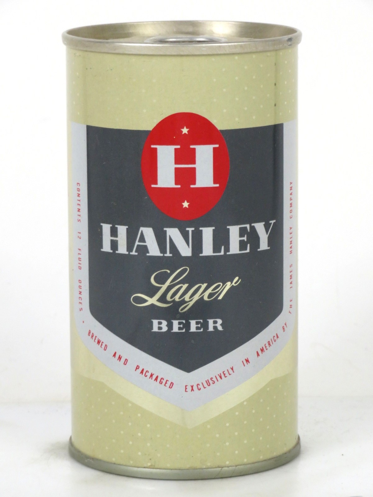 Item #17966 1969 Hanley Lager Beer Tab Top Can T74-02.2a