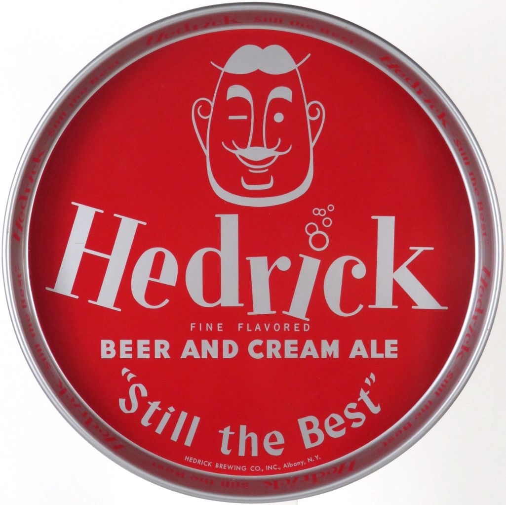 Item #18220 1950 Hedrick Beer and Cream Ale DDD Serving Tray