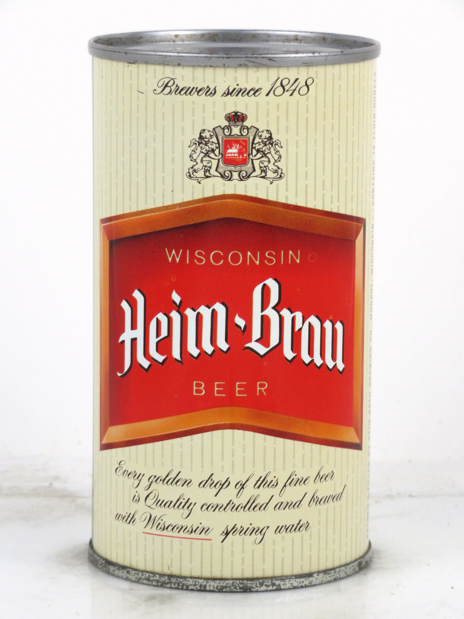 Item #1680 1962 Heim Brau Beer Flat Top Can 81-29