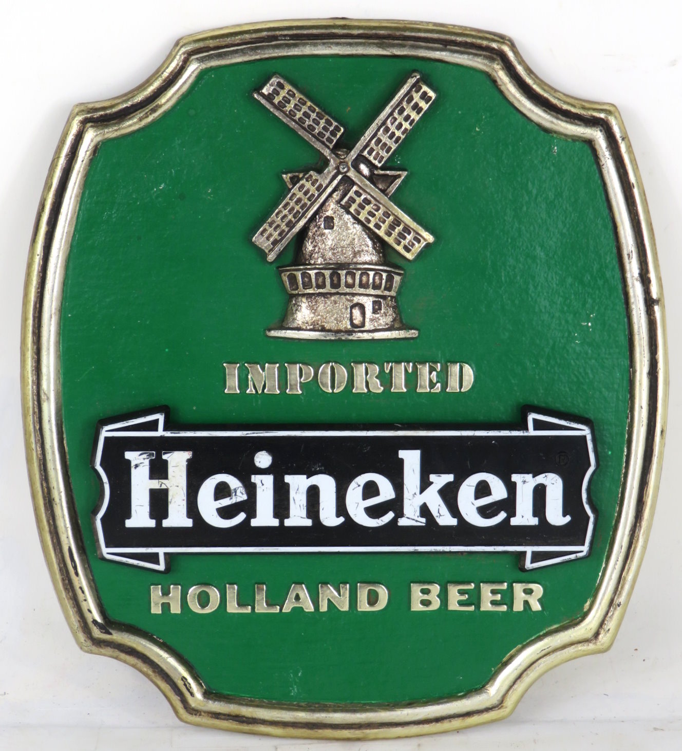 Item #100024 1975 Heineken Beer Plastic Sign