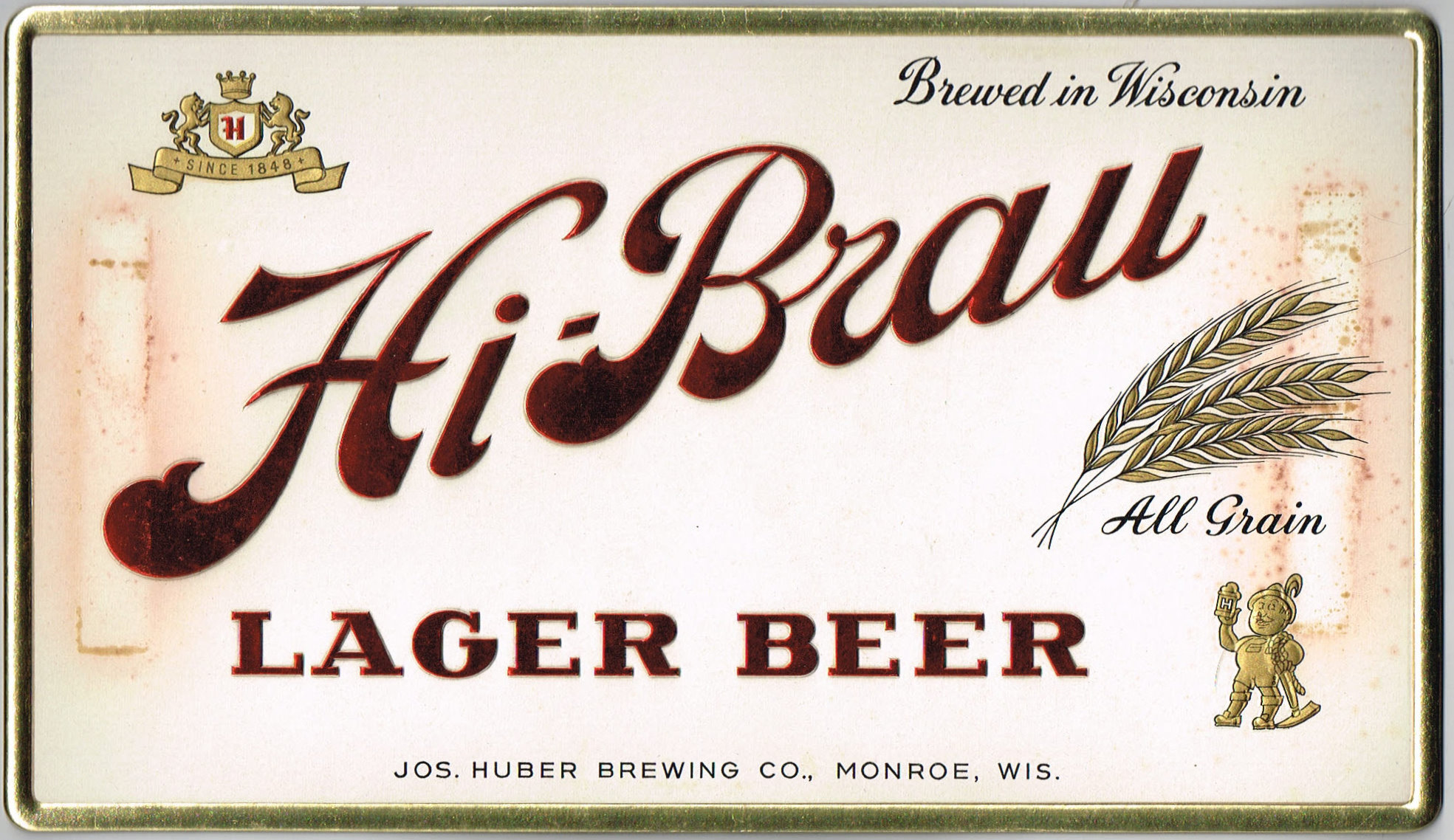Item #90723 1960 Hi-Brau Beer Sign