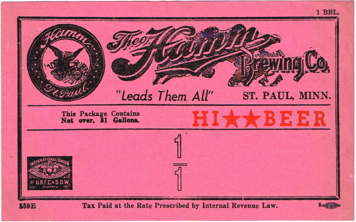 Item #100357 1935 Hi XX Beer Label Unpictured