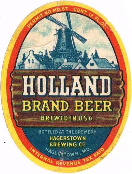 Item #47716 1933 Holland Brand Beer Label ES81-22