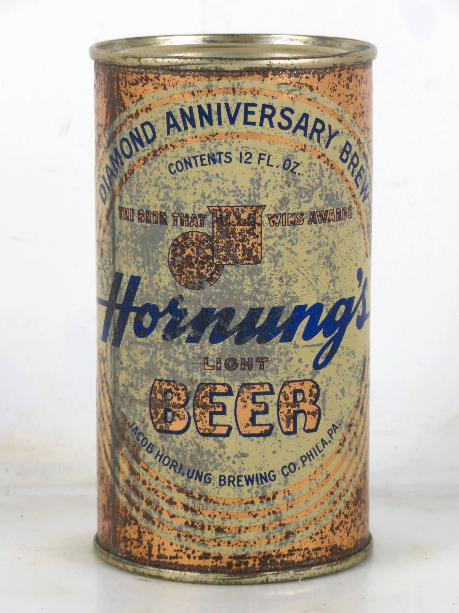 Item #17036 1948 Hornung's Light Beer Flat Top Can OI-420