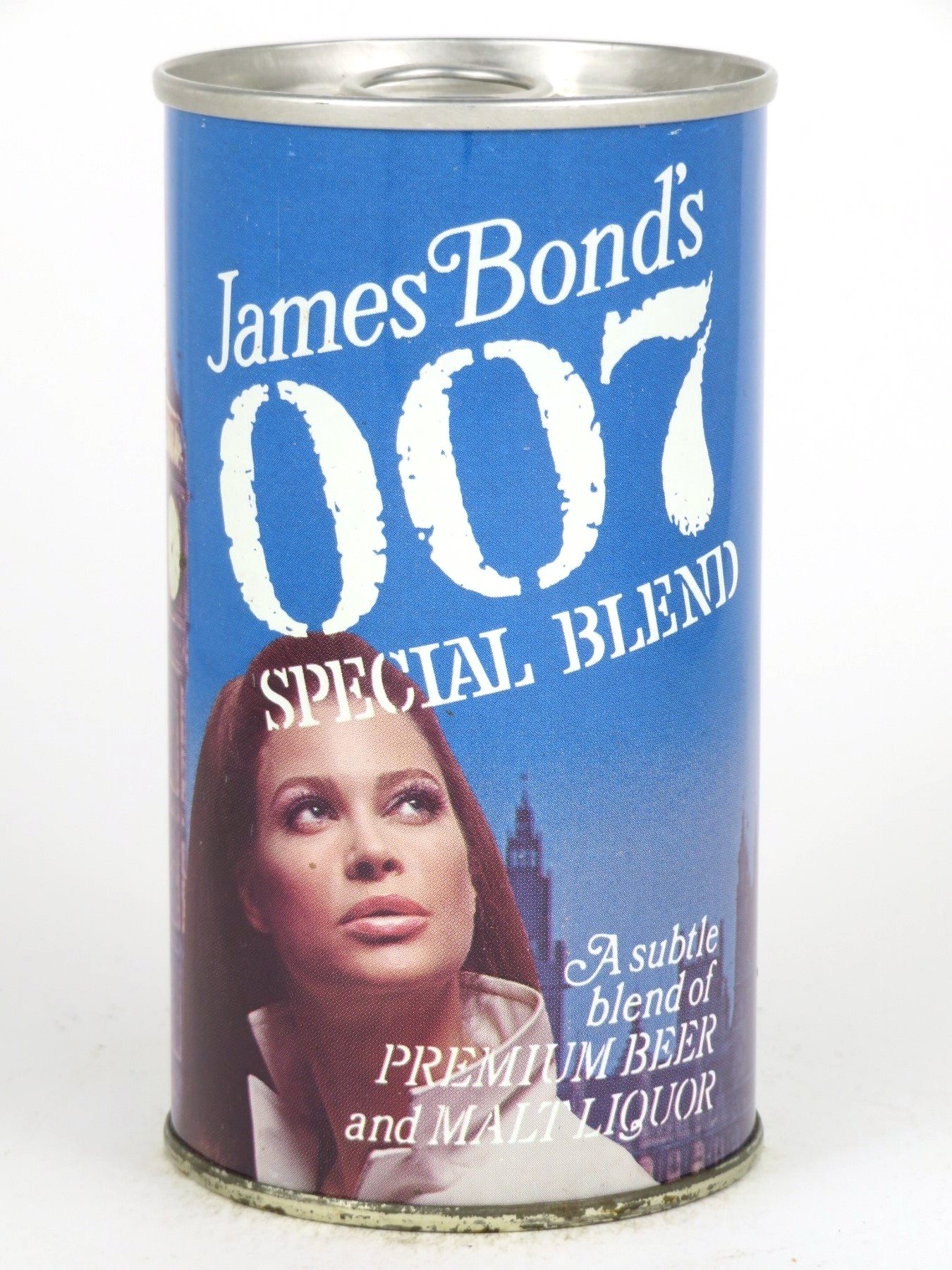Item #11070 1967 James Bond's 007 Special Blend Malt Liquor Tab Top Can ...