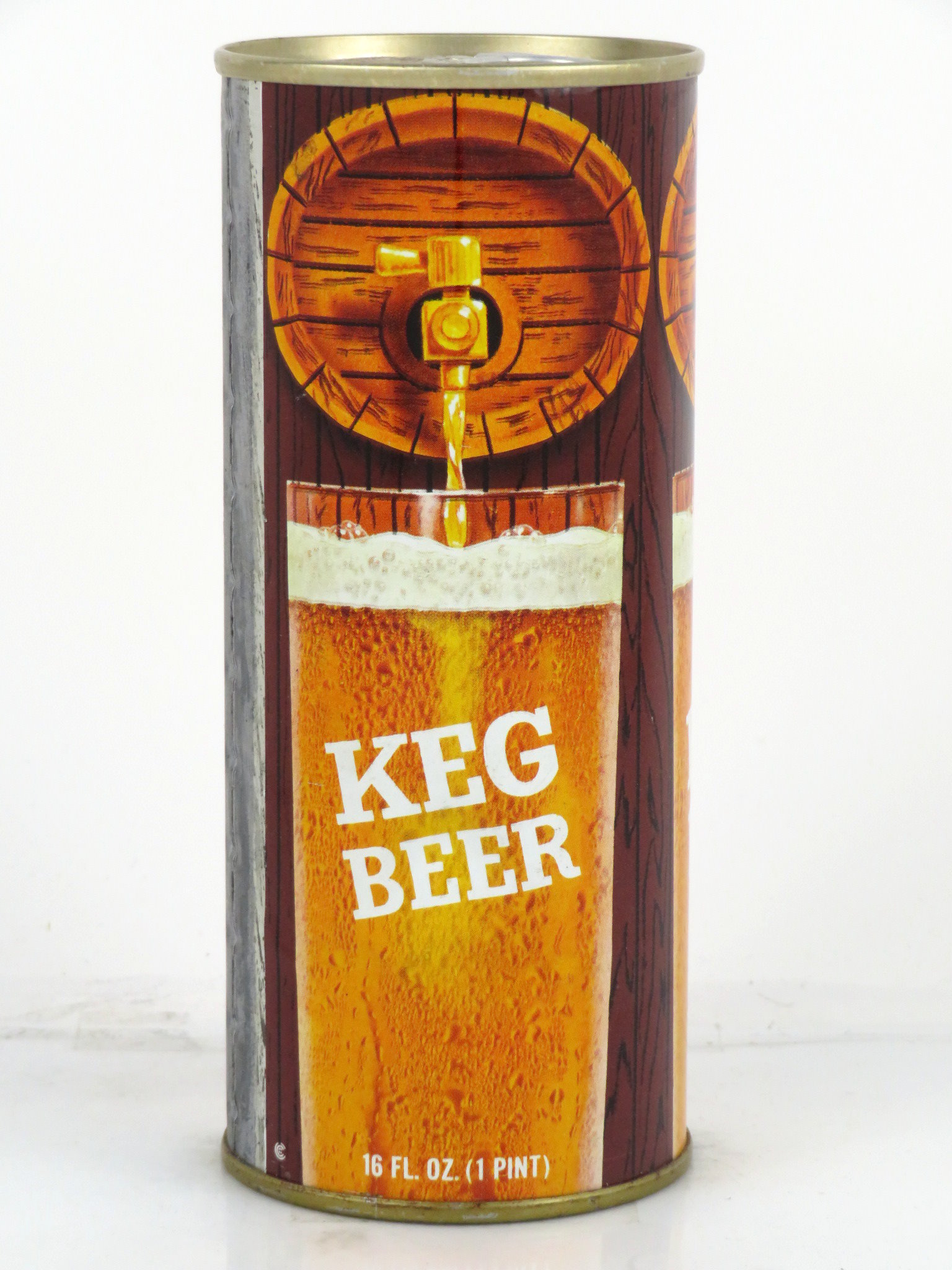 Item #144 1967 Keg Beer Tab Top Can T154-07
