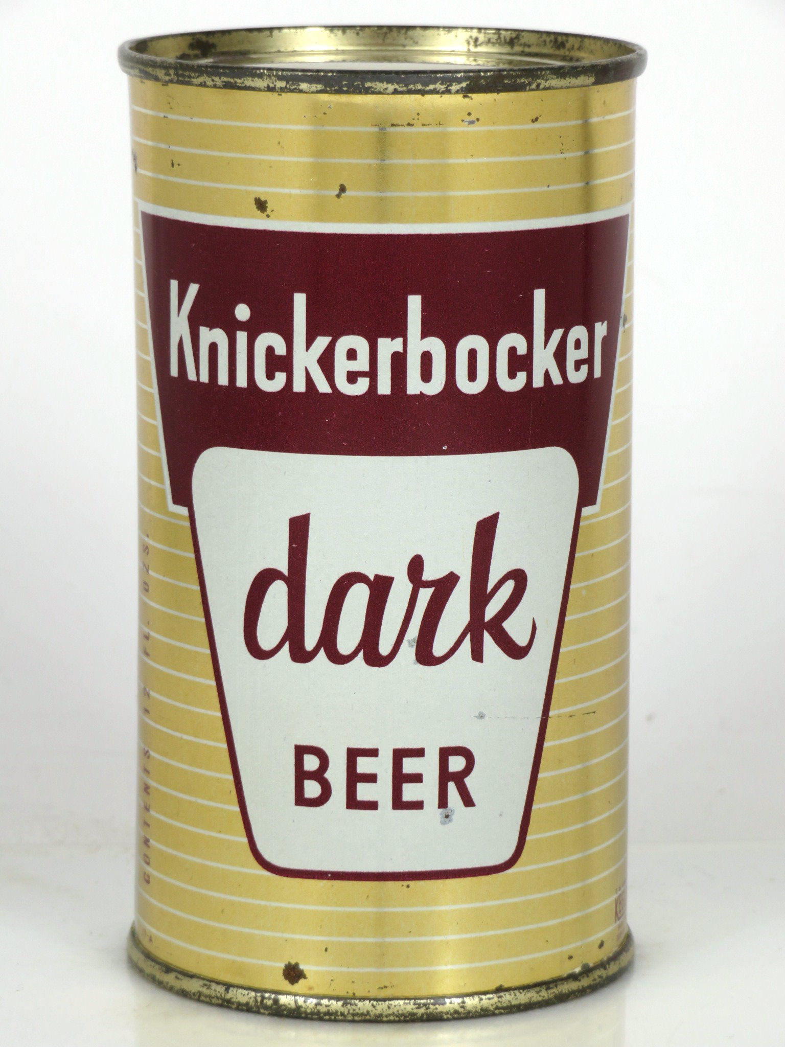 Item #20610 1955 Knickerbocker Dark Beer Flat Top Can 126-37