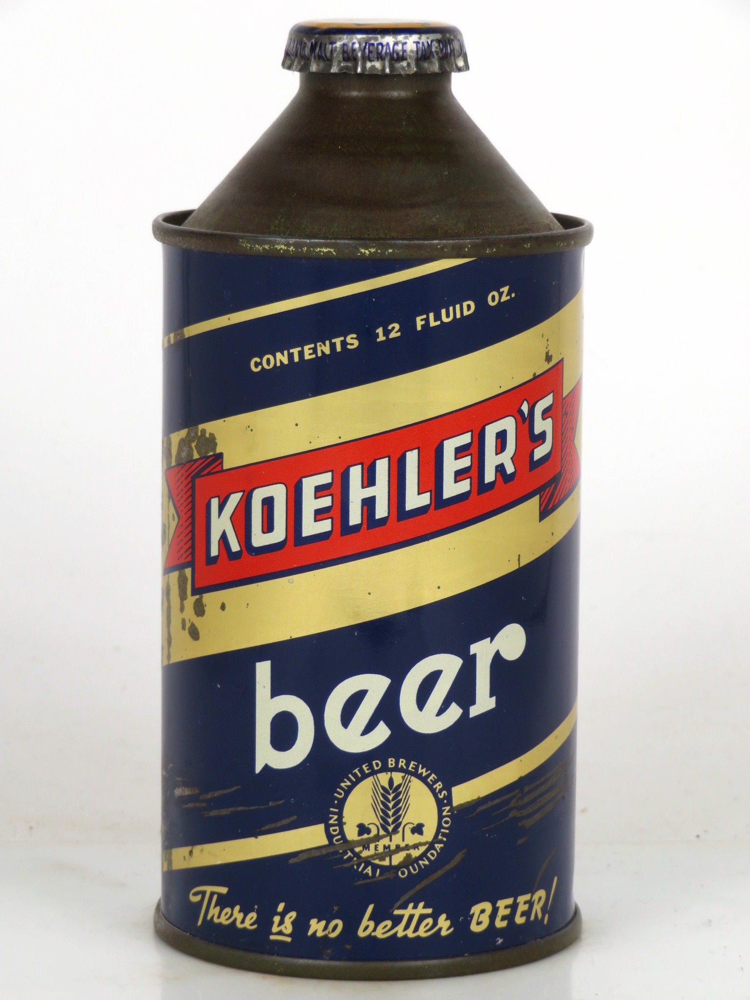 Item #57879 1945 Koehler's Beer Cone Top Can 171-25a