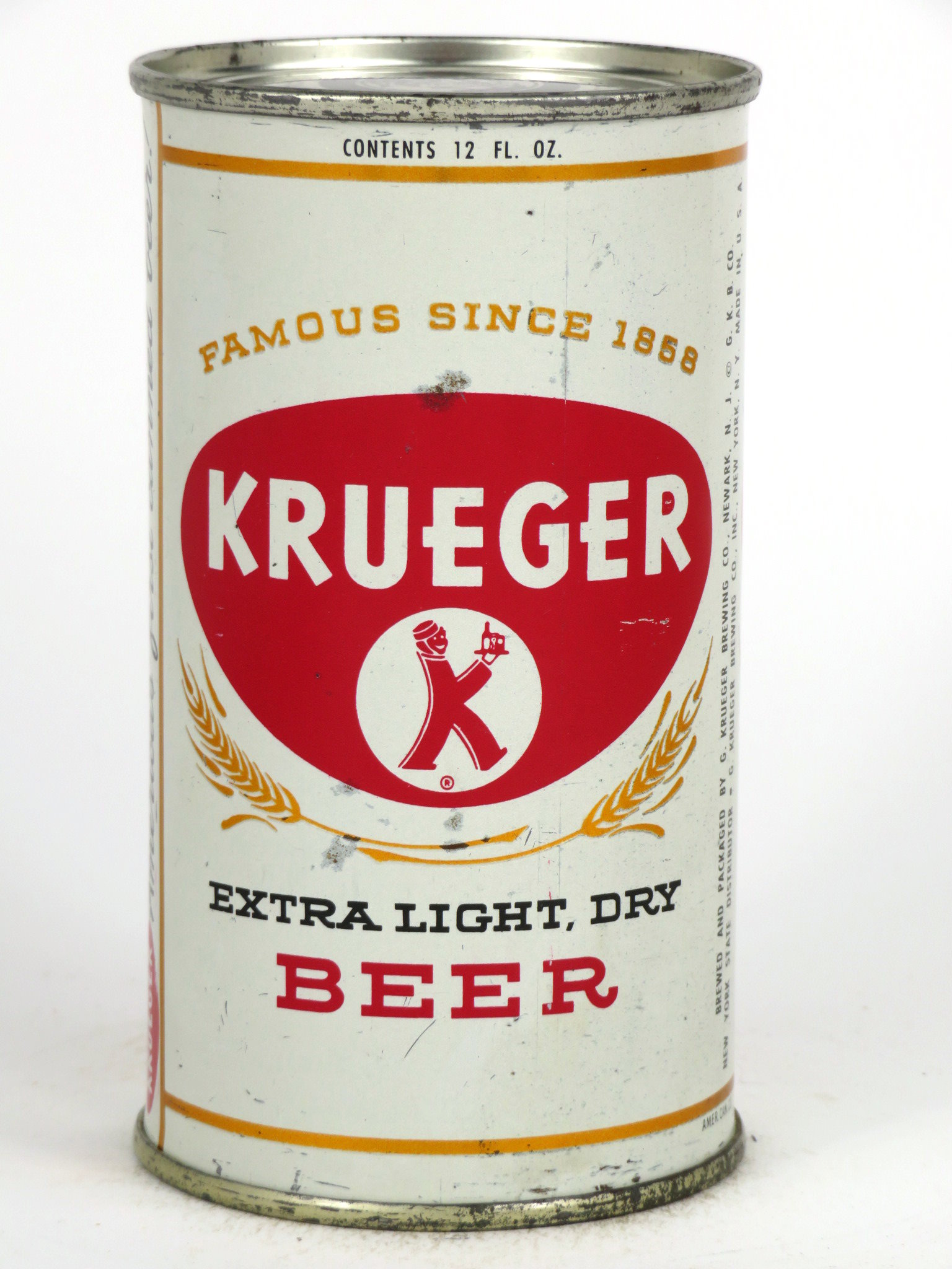 Item #1214 1955 Krueger Beer Flat Top Can 90-20