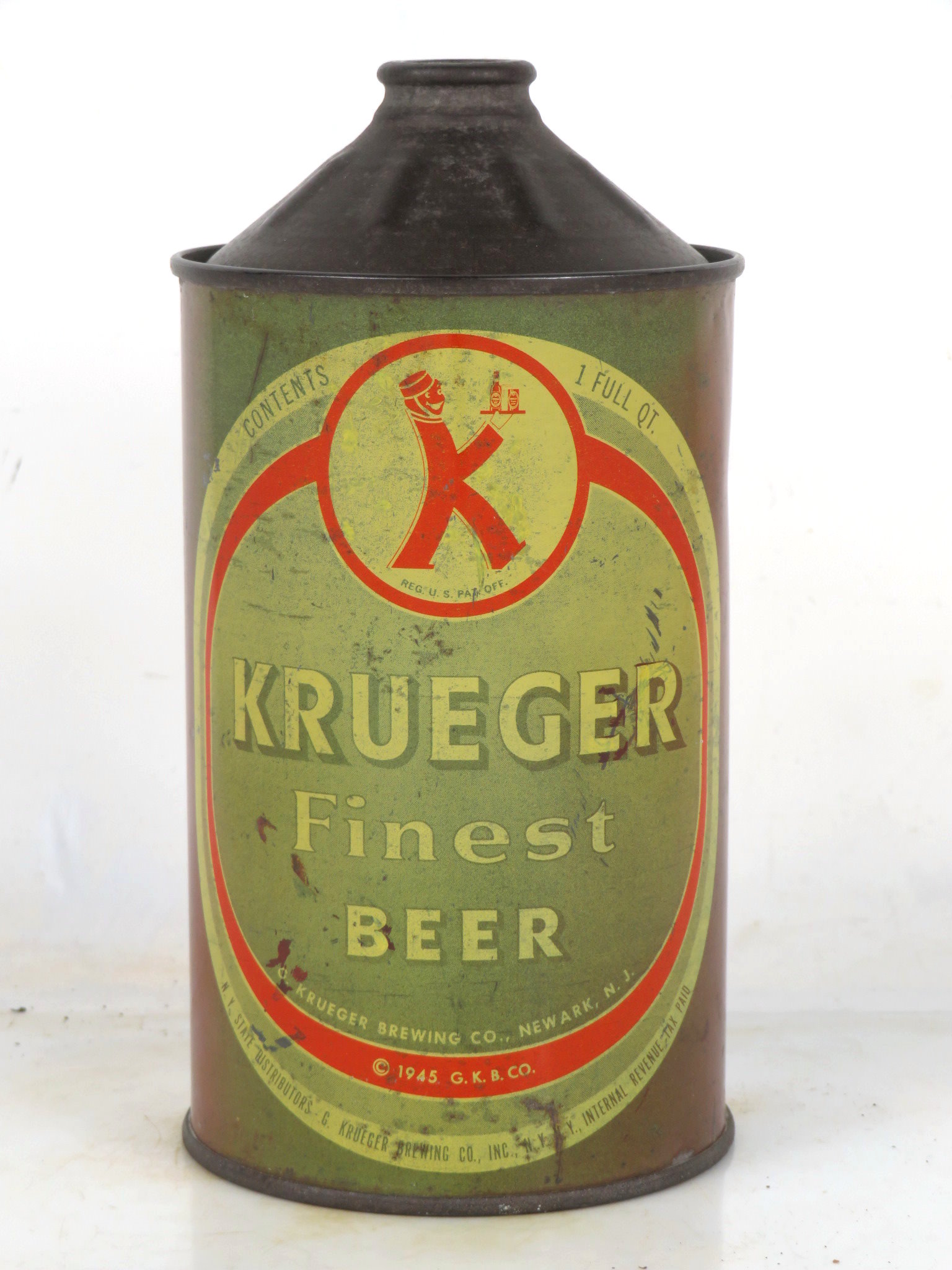 Item #18981 1953 Krueger Finest Beer Can 214-01
