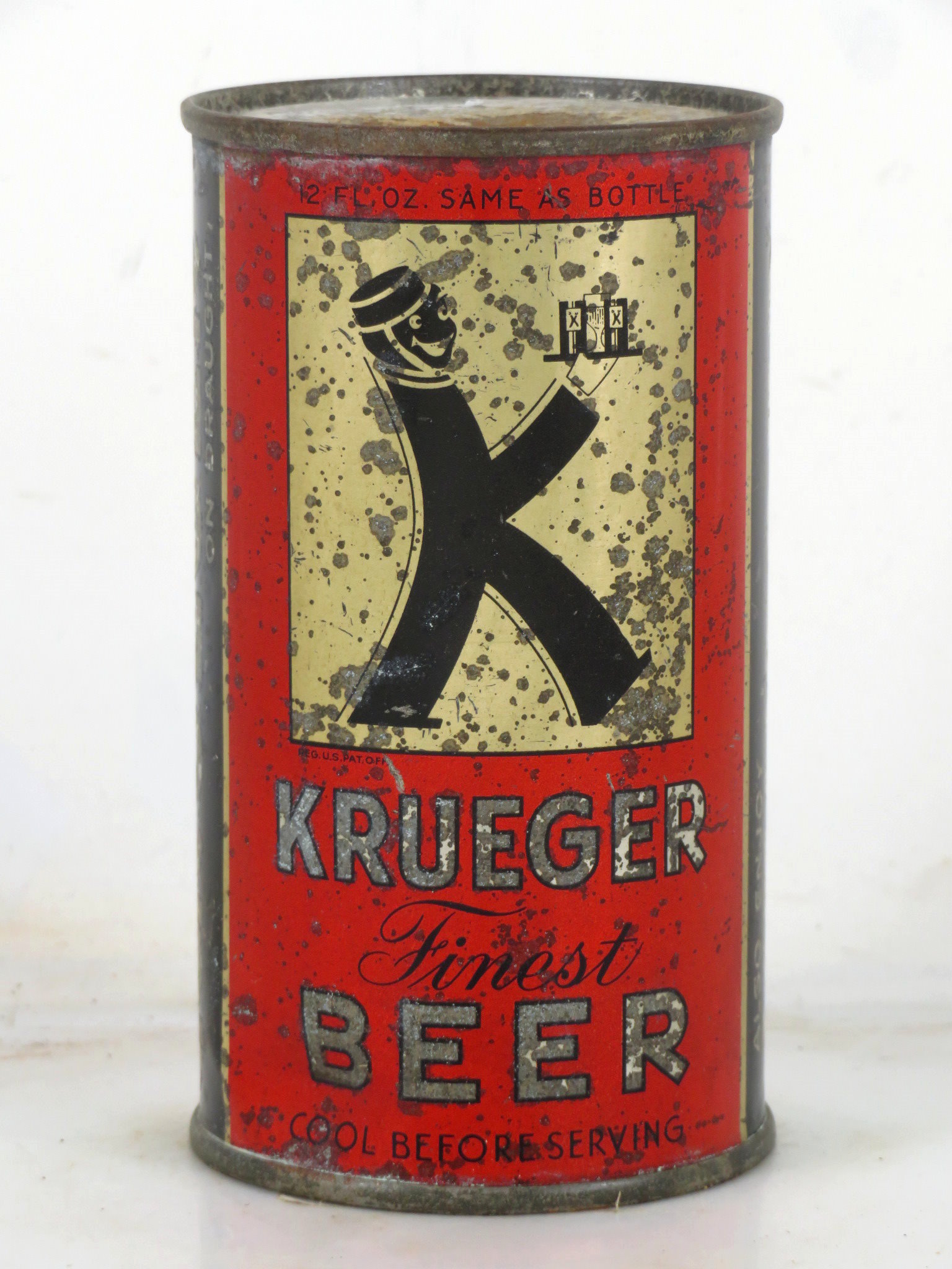 Item #98069 1936 Krueger Finest Beer Flat Top Can OI-478
