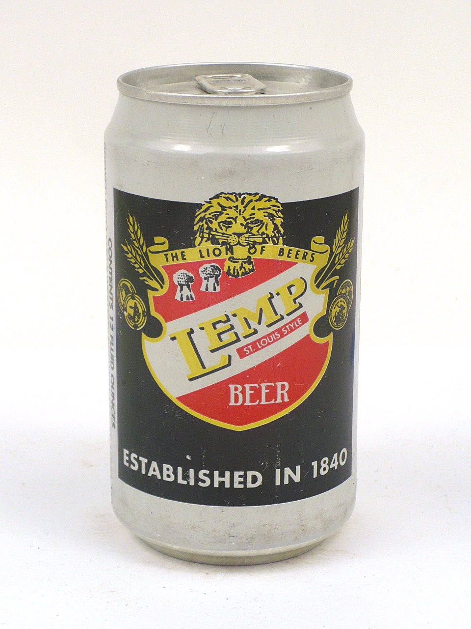 Item #3644 1988 Lemp Beer Tab Top Can No Ref.