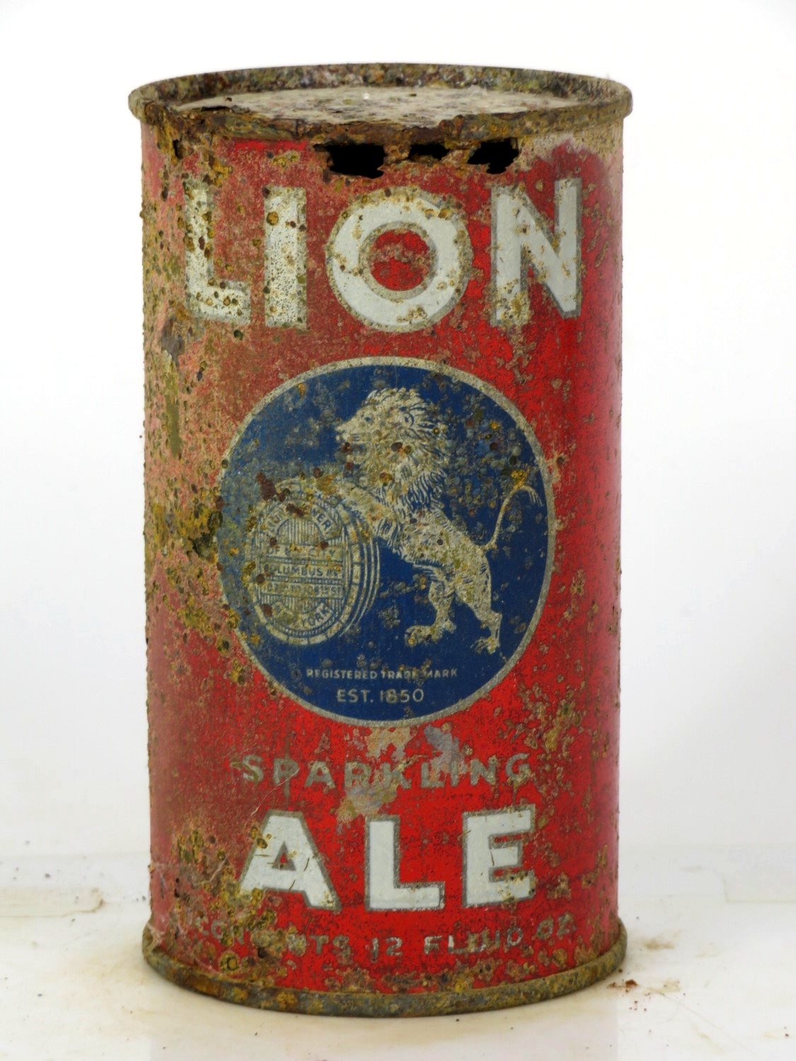 Item #11222 1940 Lion Sparkling Ale Flat Top Can 91-34
