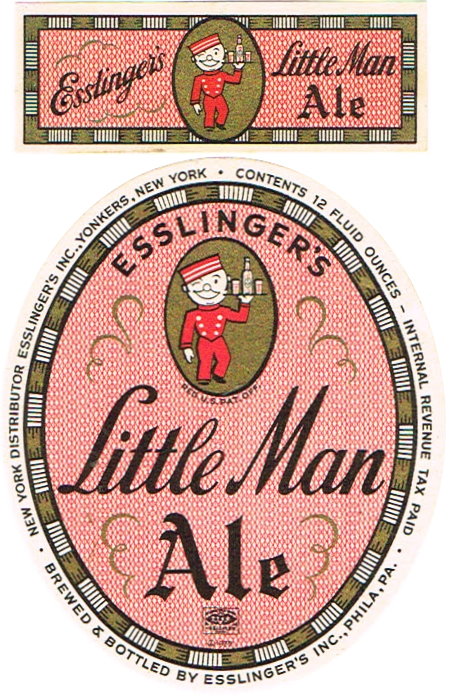 Item #4675 1936 Little Man Ale Label PA72-24