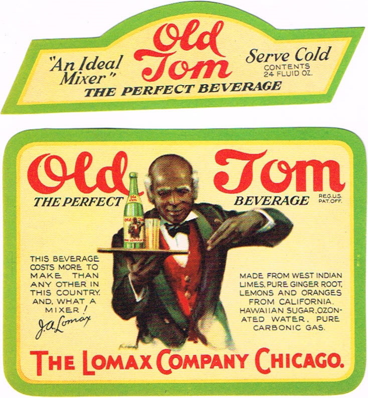 Item #101168 1925 Lomax Old Tom Soda Chicago Illinois Label