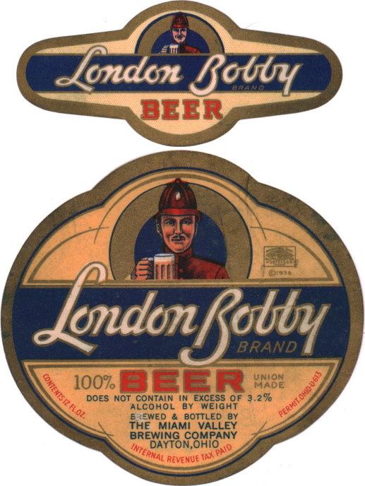 Item #92546 1936 London Bobby Beer Label OH59-15