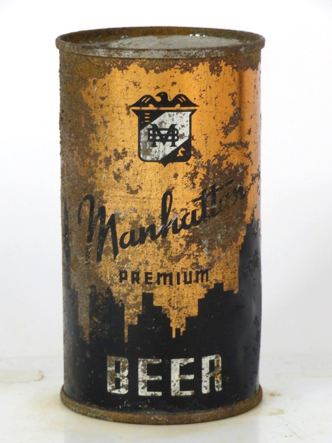 Item #29716 1936 Manhattan Premium Beer Flat Top Can OI-517