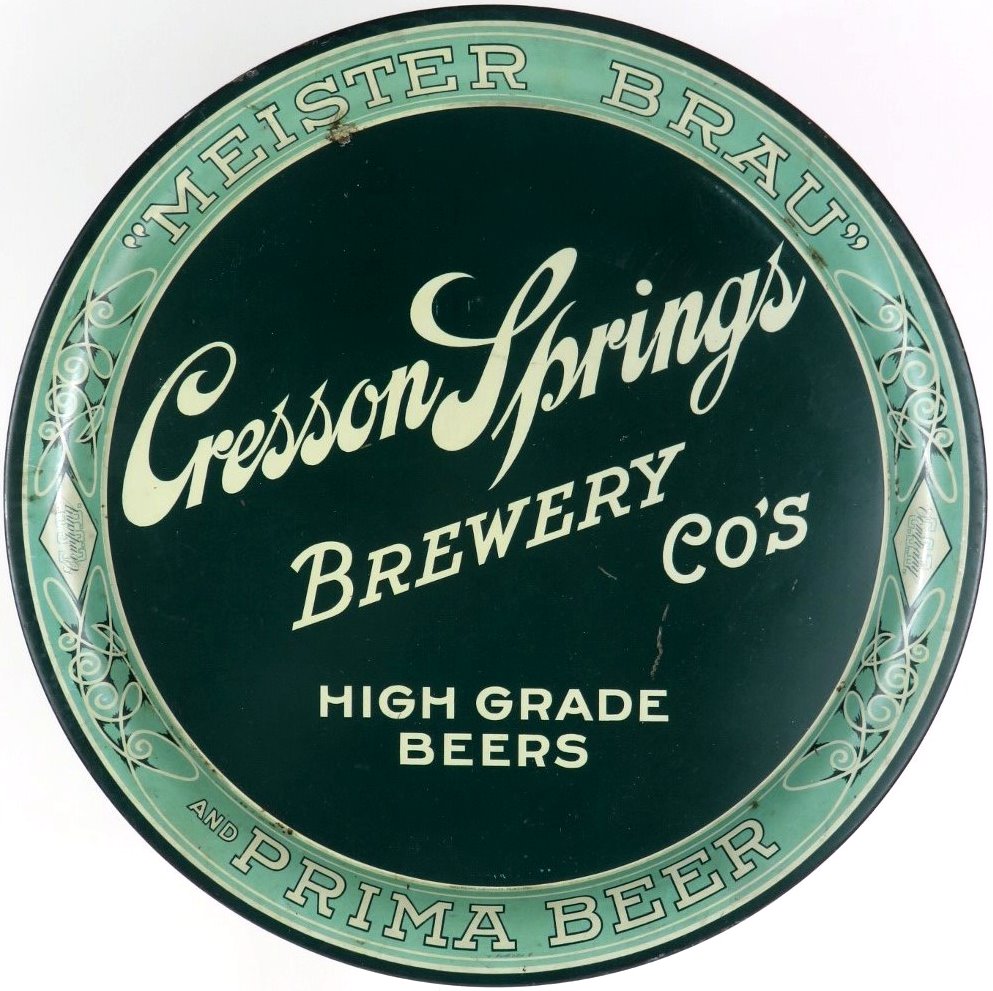 Item #83185 1915 Meister Brau/Prima Beer" Serving Tray